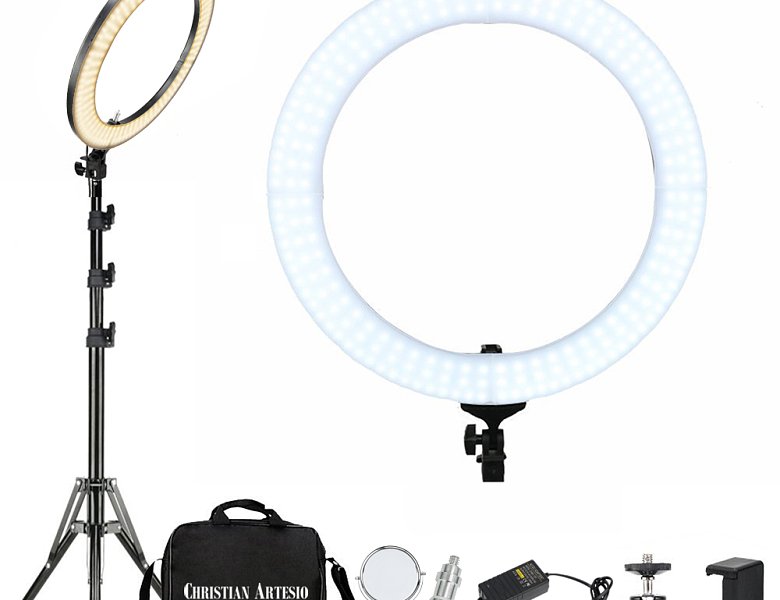 Ring Light Led 46cm (18") και Δώρο Καθρέφτης | Christian Artesio
